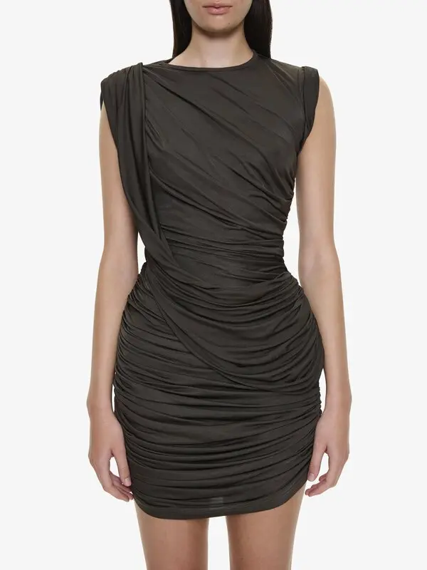 Christopher Esber Verve Twisted Tank Mini Dress - Brown