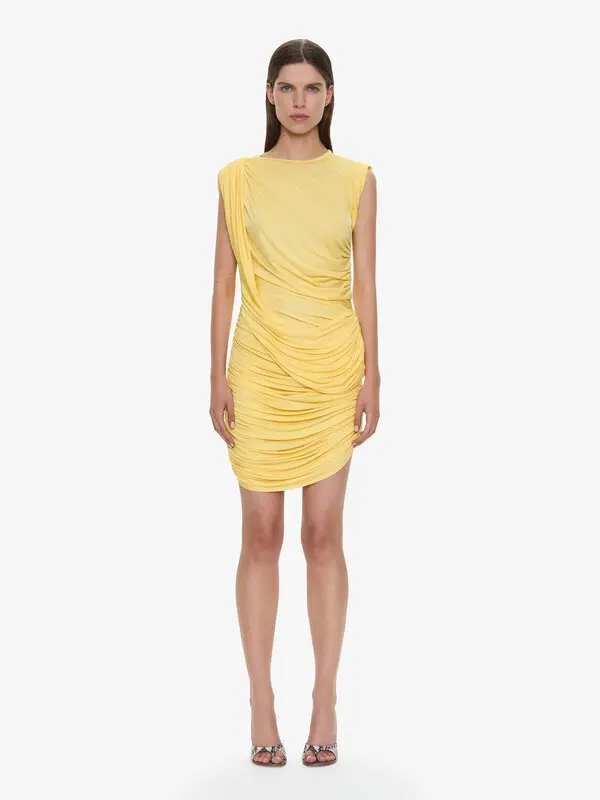Christopher Esber Verve Twisted Tank Mini Dress - Soleil
