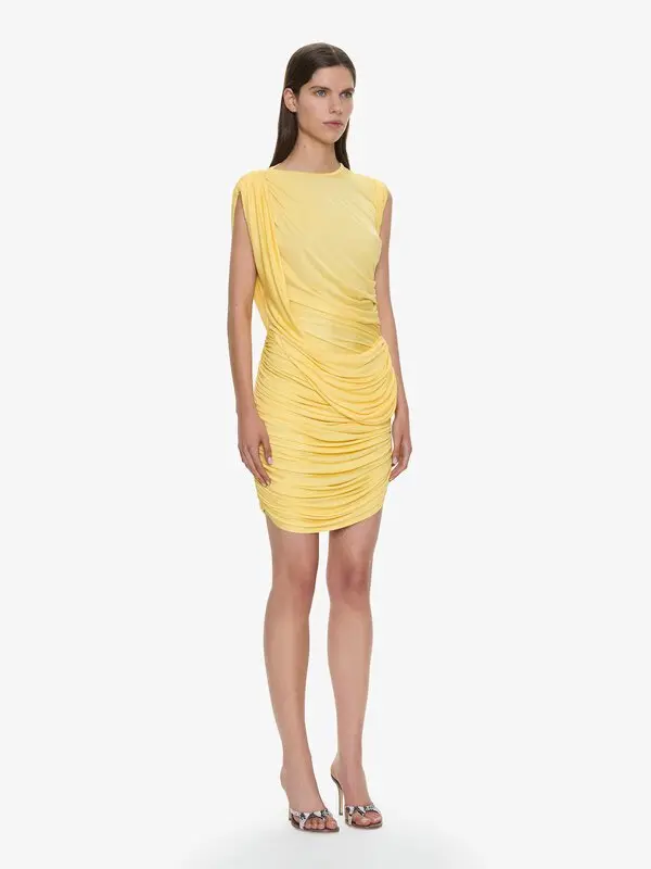 Christopher Esber Verve Twisted Tank Mini Dress - Soleil