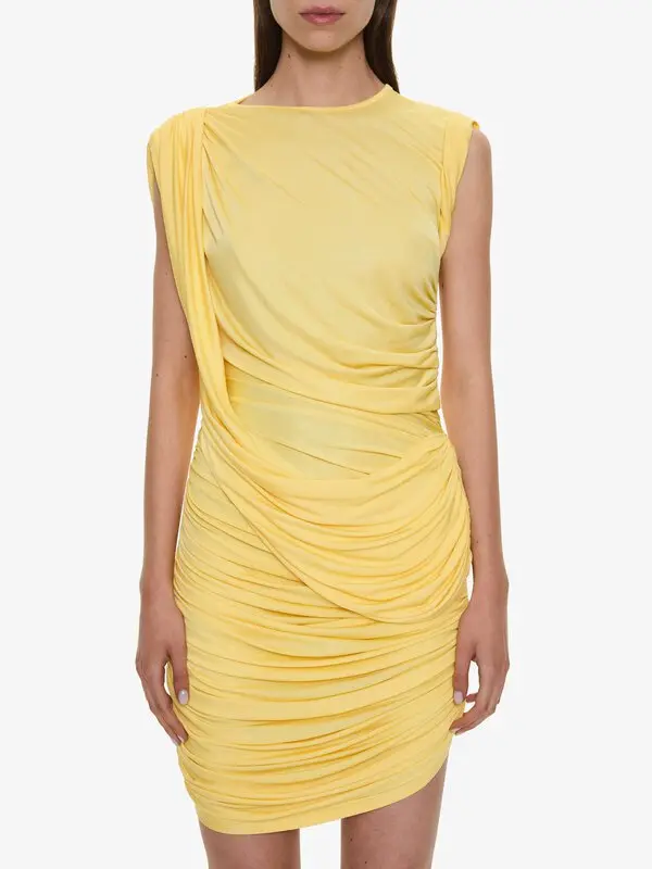 Christopher Esber Verve Twisted Tank Mini Dress - Soleil