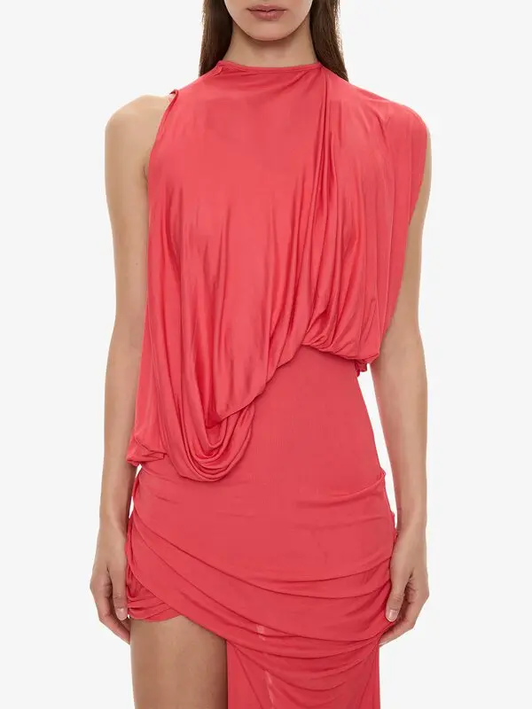 Christopher Esber Cumulus Tucked Mini Dress - Pink