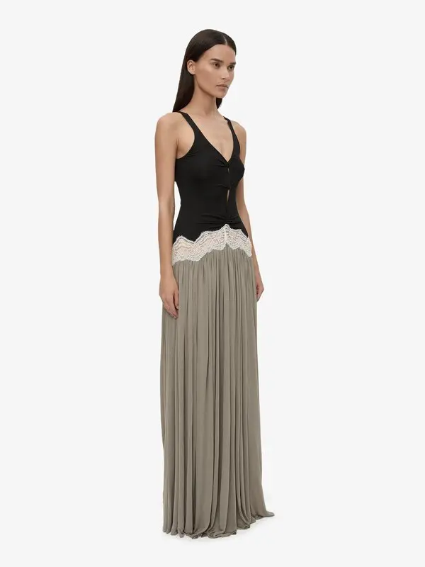 Christopher Esber Open Twist Verner Lace Tank Dress
