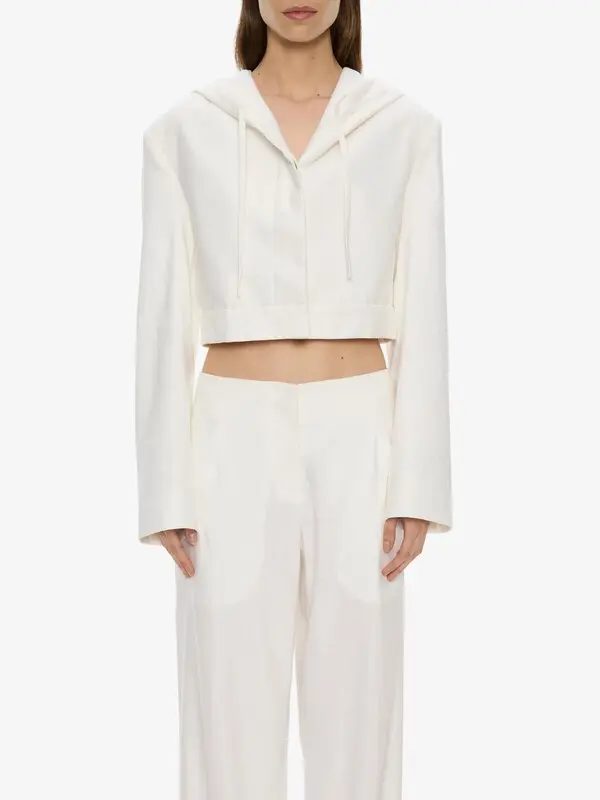 Christopher Esber Redux Linen Wide Leg Trousers