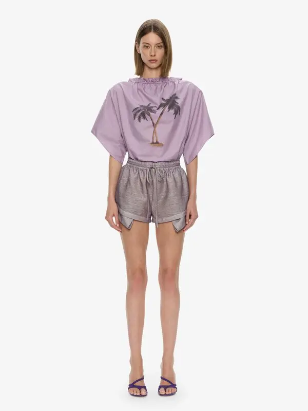 Christopher Esber Archie Runner Short - Purple