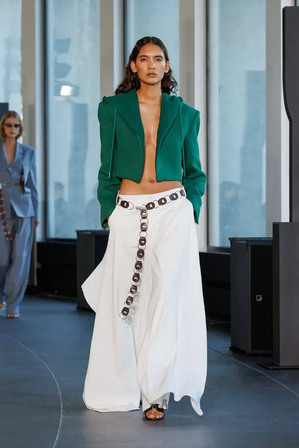 Christopher Esber Noa Cropped Hoodie