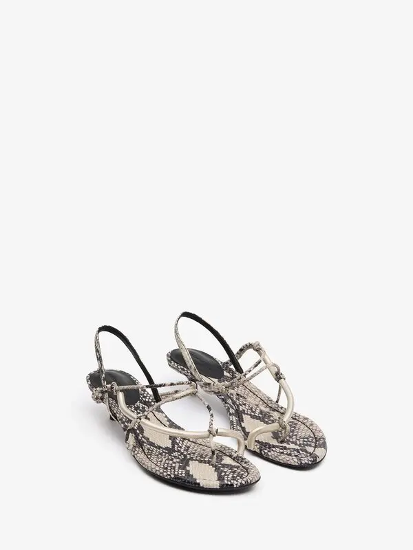 Christopher Esber Molten Micro Heel Sandals