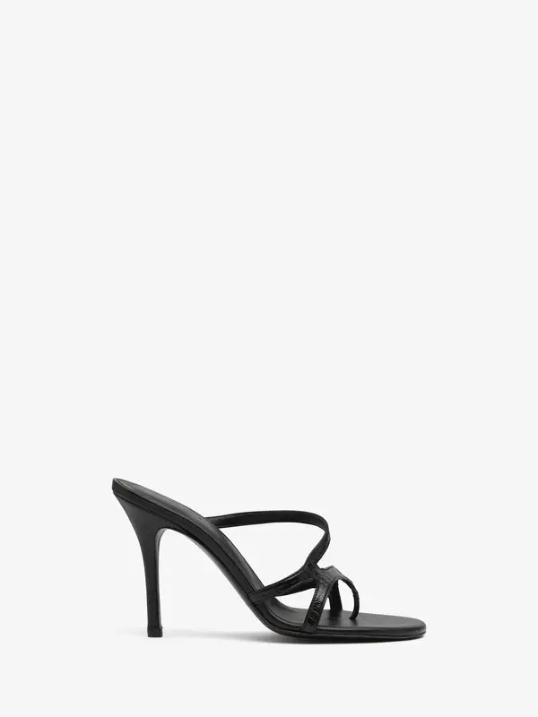 Christopher Esber Calathea Stiletto Heel Sandals - Black