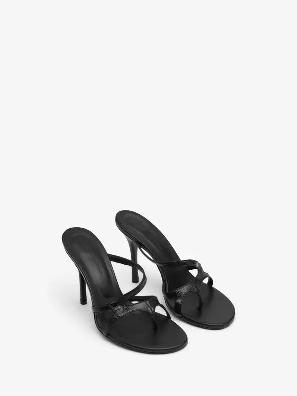 Christopher Esber Calathea Stiletto Heel Sandals - Black