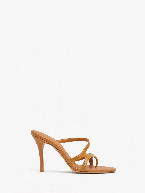 Christopher Esber Calathea Stiletto Heel Sandals - Brown