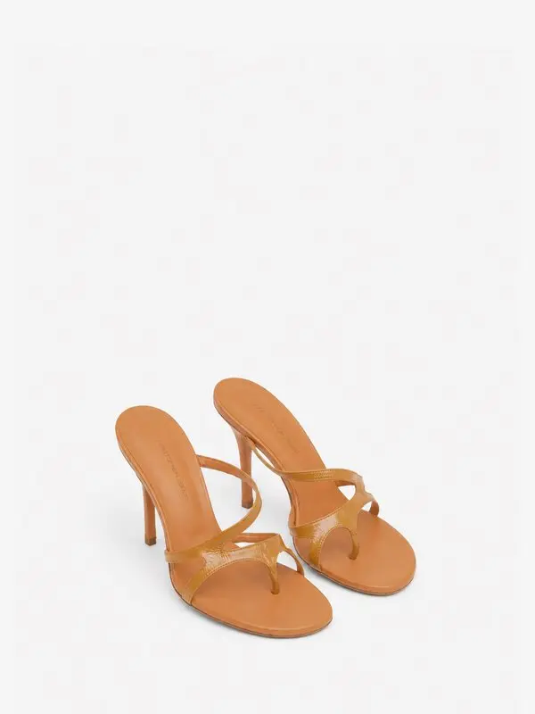 Christopher Esber Calathea Stiletto Heel Sandals - Brown