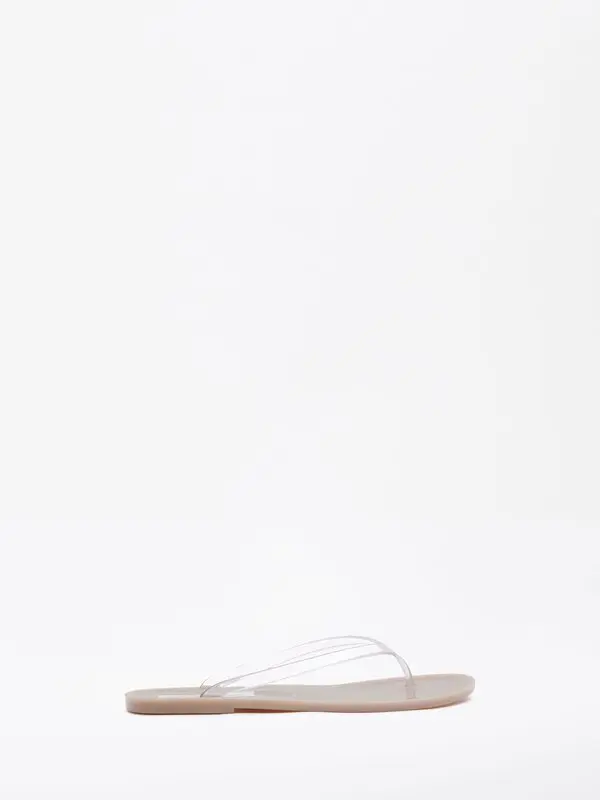 Christopher Esber Transparent Flip Flops - Clear