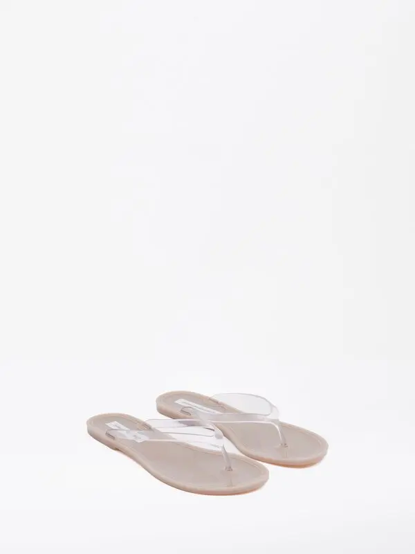 Christopher Esber Transparent Flip Flops - Clear