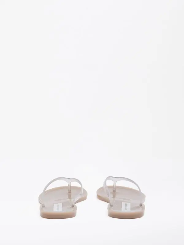 Christopher Esber Transparent Flip Flops - Clear