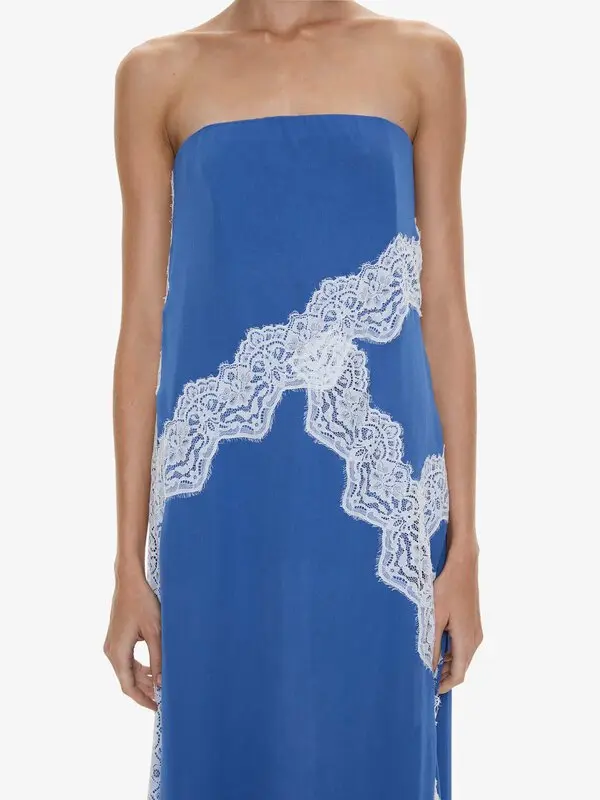 Christopher Esber Verve Lace Strapless Maxi Dress