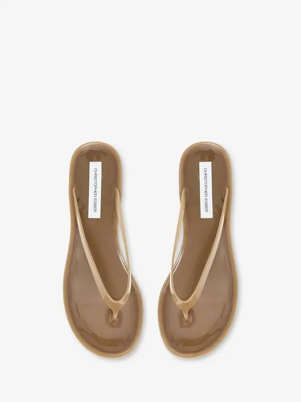 Christopher Esber Jo" Flip Flop - Brown