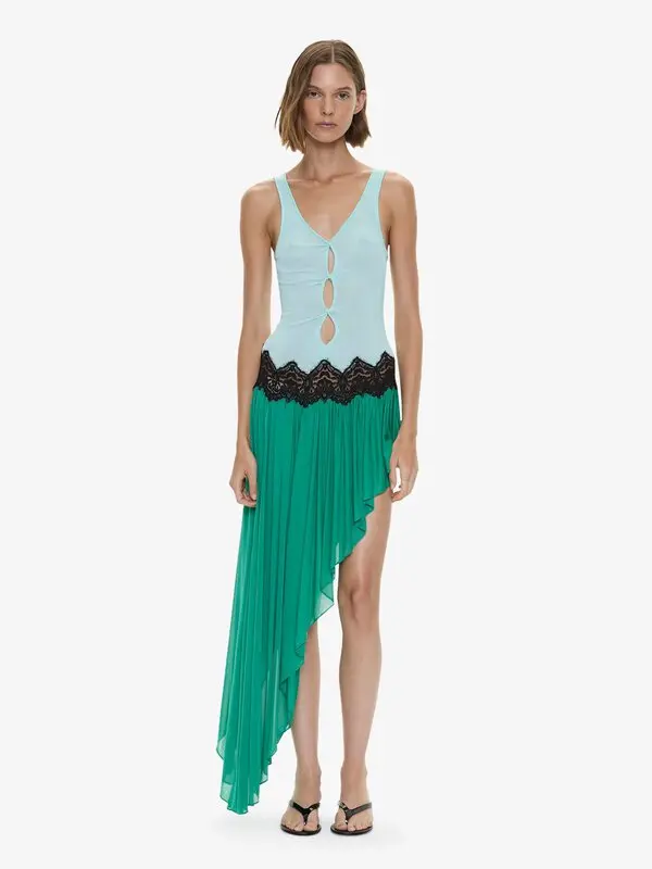 Christopher Esber Open Twist Swept Tank Dress