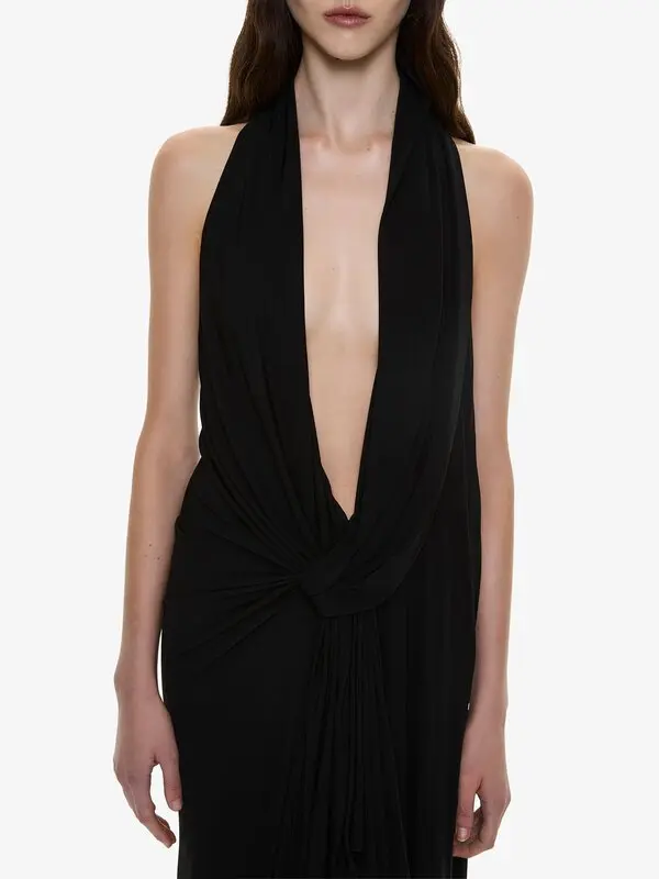 Christopher Esber Spire Cascade Gown - Black