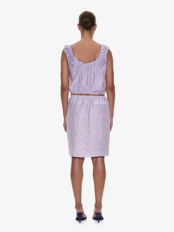 Christopher Esber Light Leak Jacquard Zip Up Top