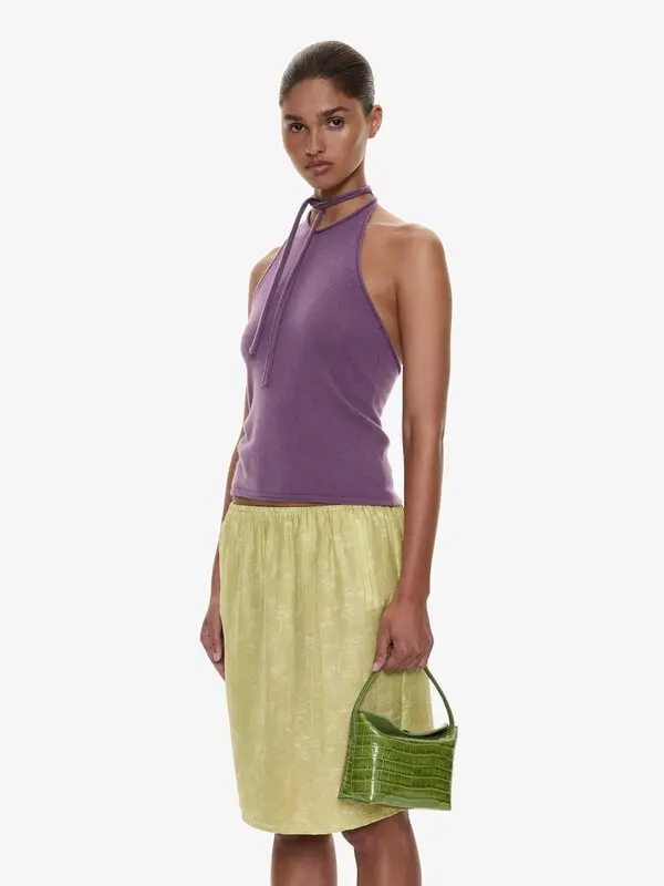 Christopher Esber Cashmere Halter Tank - Purple