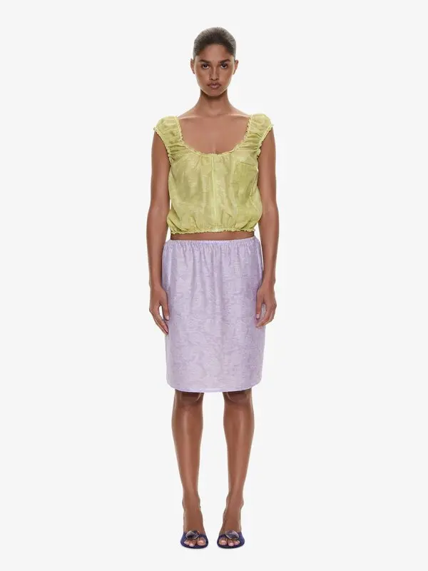 Christopher Esber Light Leak Jacquard Slip Skirt - Purple