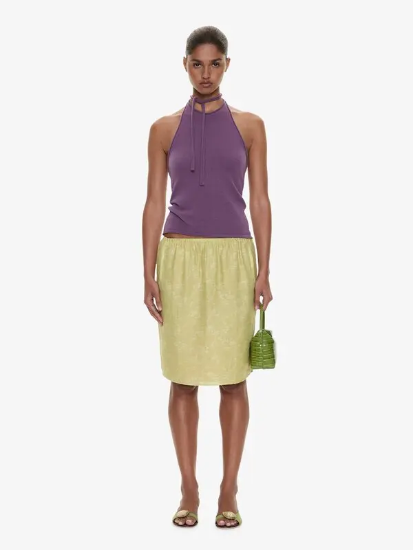 Christopher Esber Light Leak Jacquard Slip Skirt