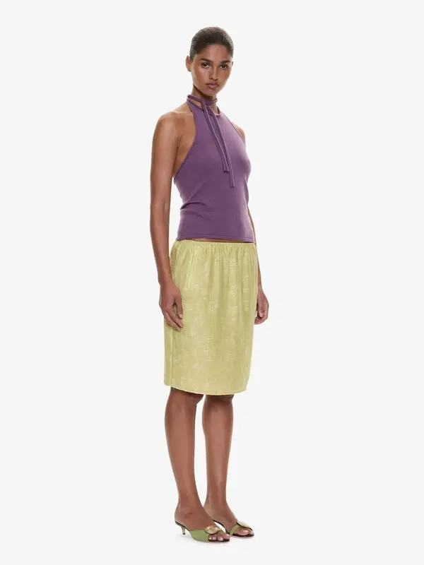 Christopher Esber Light Leak Jacquard Slip Skirt