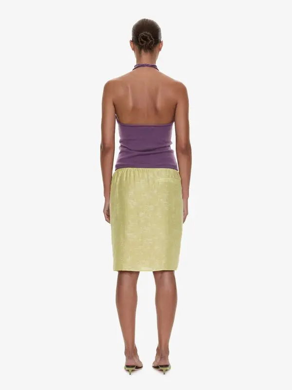Christopher Esber Light Leak Jacquard Slip Skirt