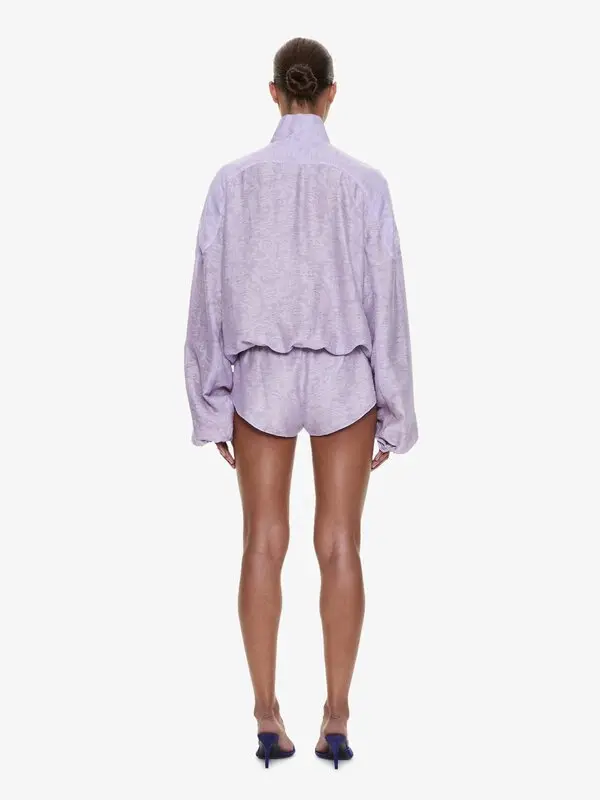 Christopher Esber Light Leak Jacquard Zipped One Piece - Lilac
