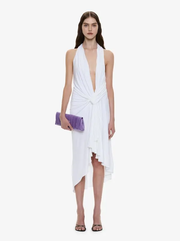 Christopher Esber Spire Cascade Midi Dress - White