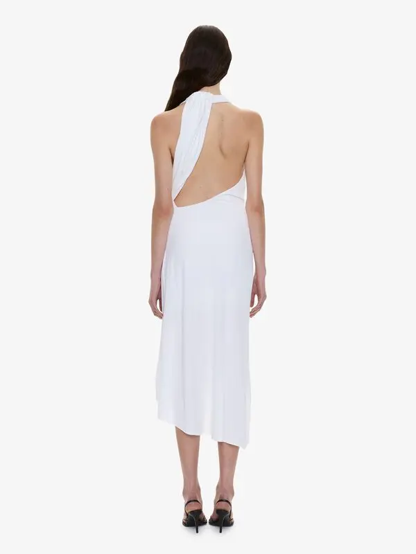 Christopher Esber Spire Cascade Midi Dress - White