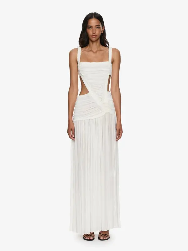 Christopher Esber Orion Separation Gown - White