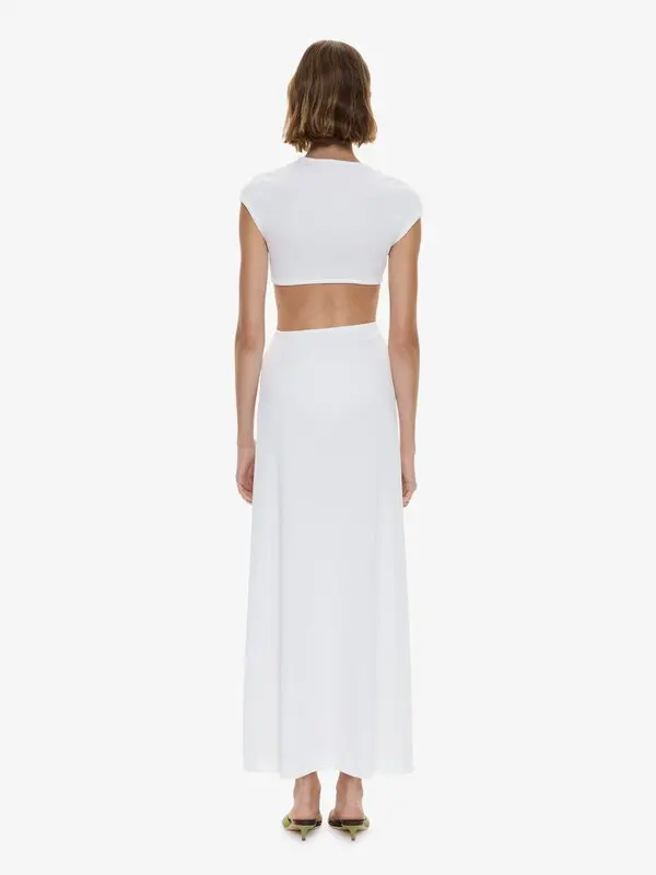 Christopher Esber Droplet Crystal Clasp Tank Dress