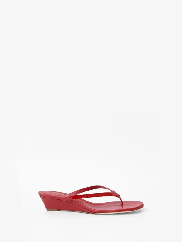 Christopher Esber Scala Wedge Flip Flop - Red