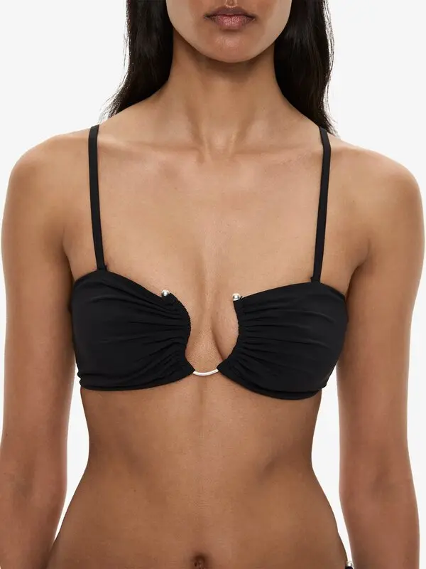 Christopher Esber Ruched Crescent Bandeau Top
