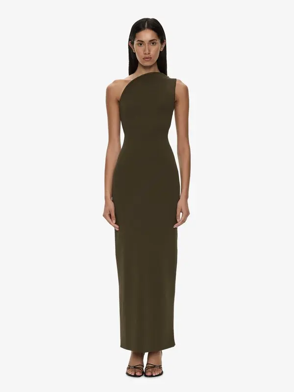 Christopher Esber Concave Wired Dress - Khaki