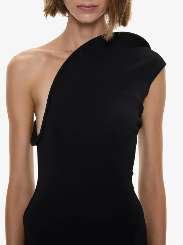 Christopher Esber Concave Wired One-shoulder Maxi Dress
