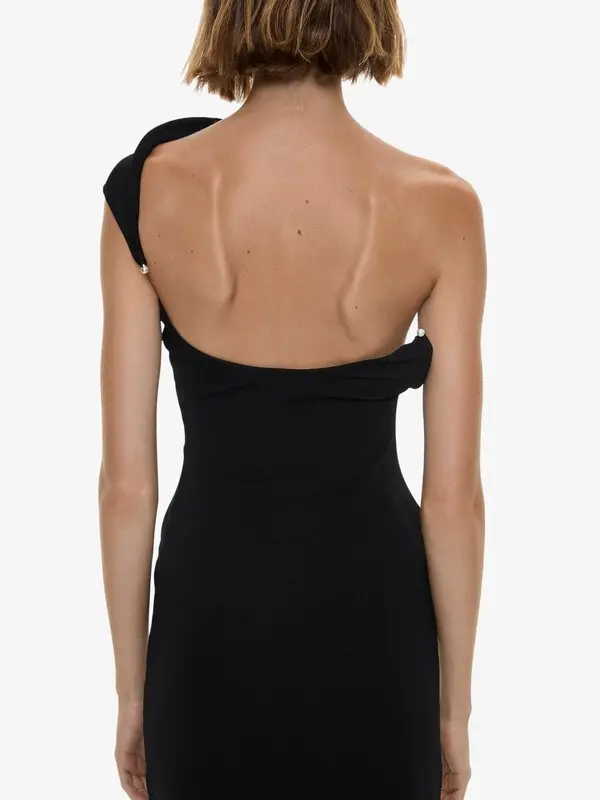 Christopher Esber Concave Wired One-shoulder Maxi Dress