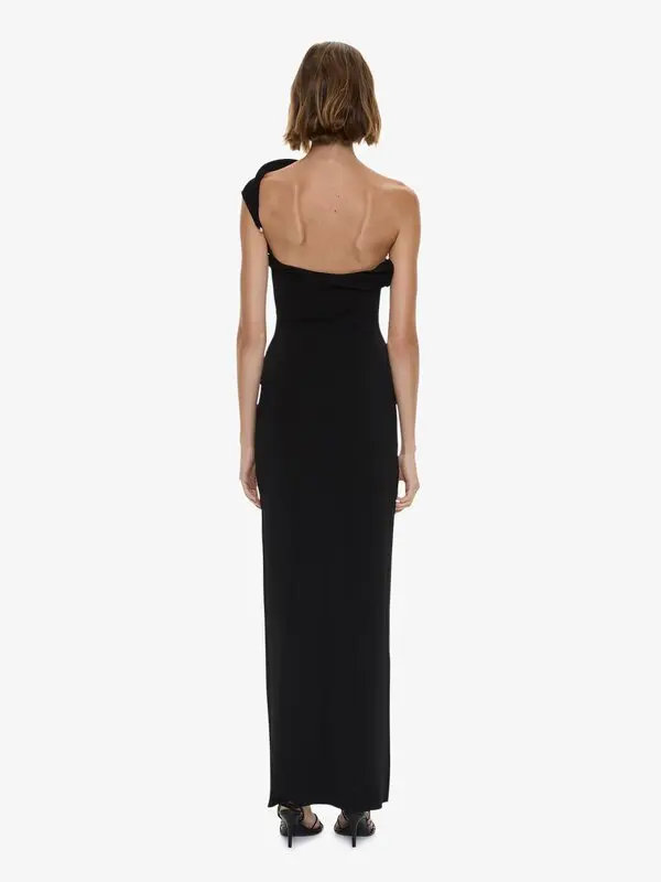 Christopher Esber Concave Wired One-shoulder Maxi Dress