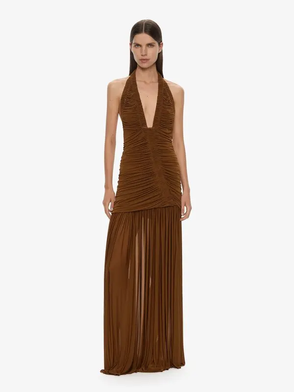 Christopher Esber Orion Gown - Brown