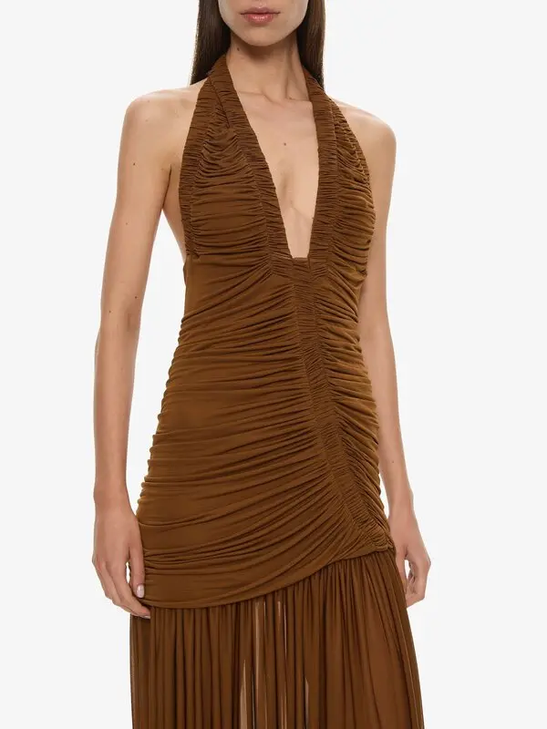 Christopher Esber Orion Gown - Brown