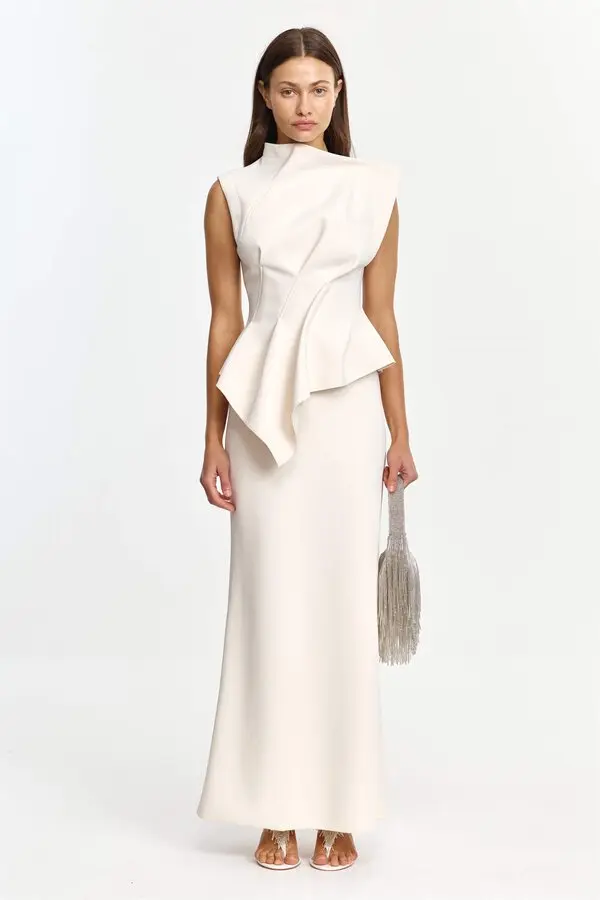 Acler Burbank Maxi Skirt - Pearl