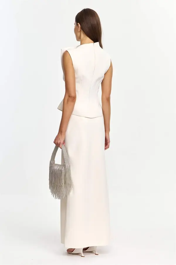 Acler Burbank Maxi Skirt - Pearl