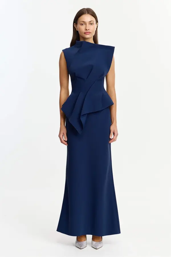 Acler Maxi Skirt - Sapphire