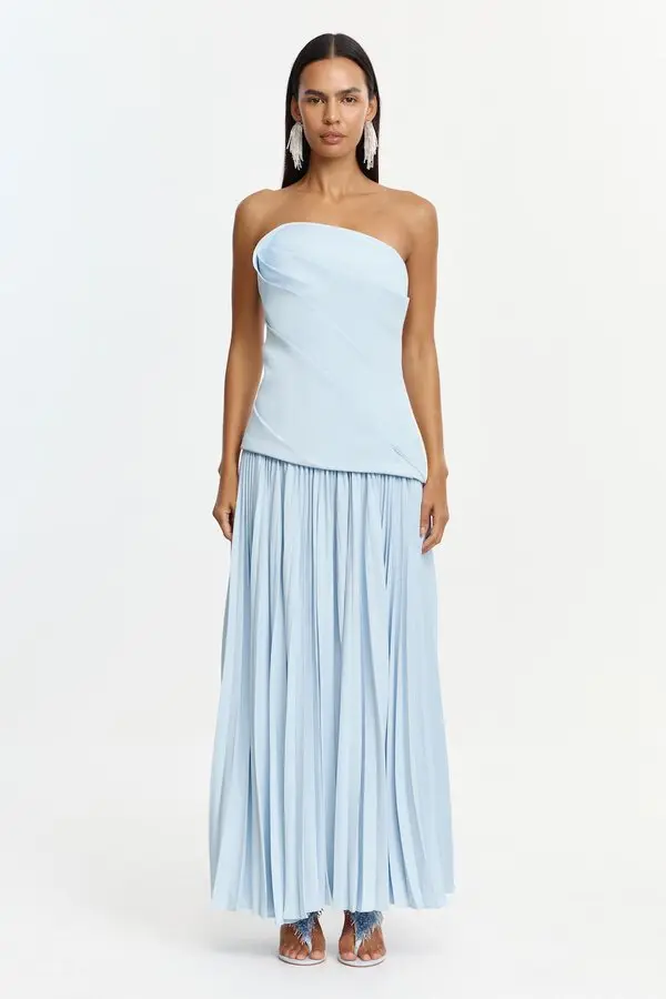 Acler Harden Maxi Dress - Powder Blue