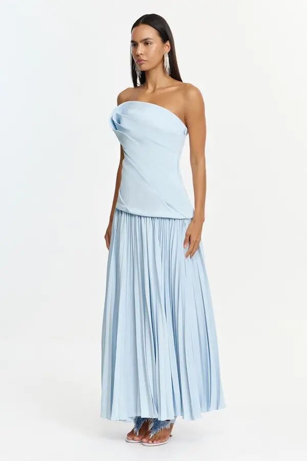Acler Harden Maxi Dress - Powder Blue