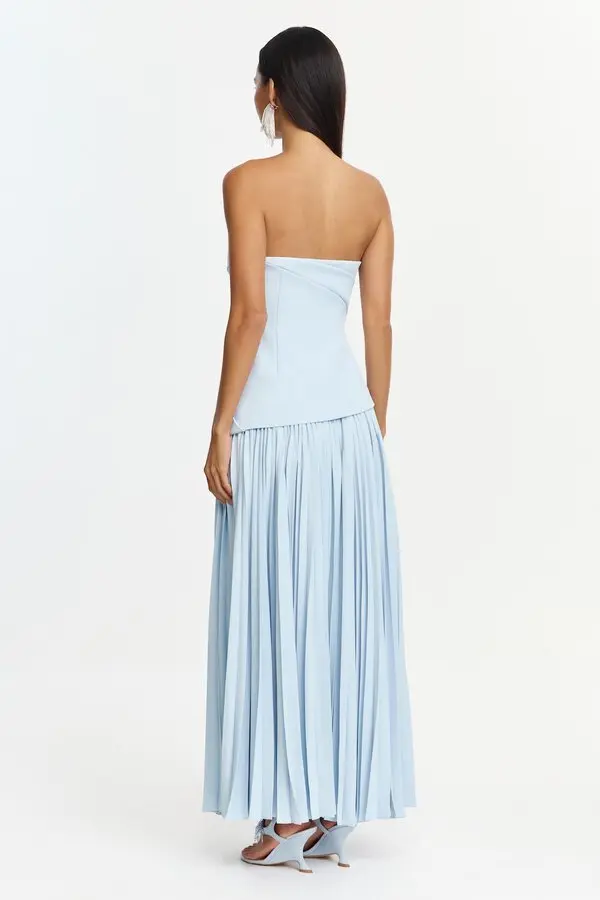 Acler Harden Maxi Dress - Powder Blue