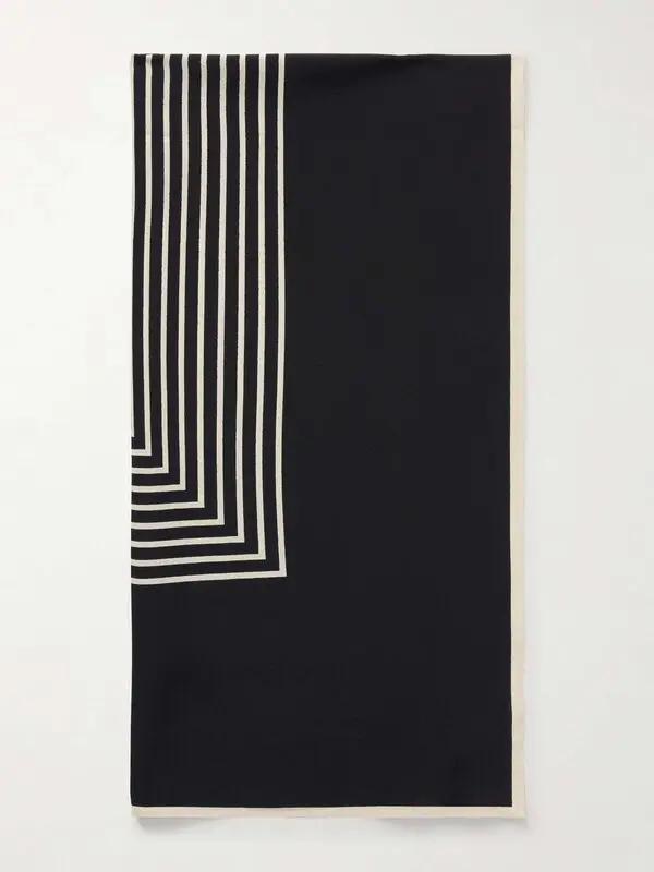 TOTEME Monogram Silk Scarf