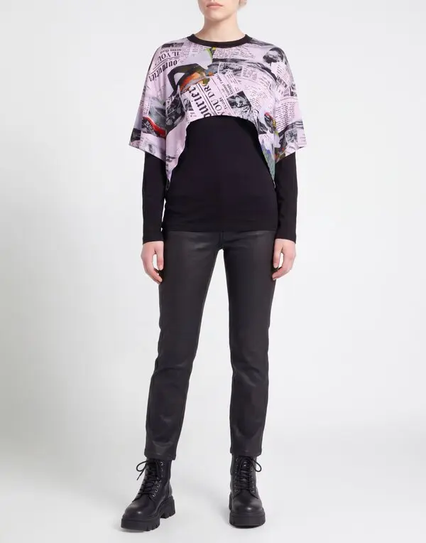 Versace Graphic Print Cropped T-shirt