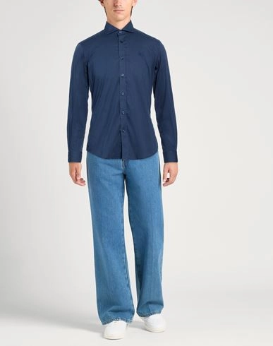 HARMONT & BLAINE Shirt Size Cotton, Elastane