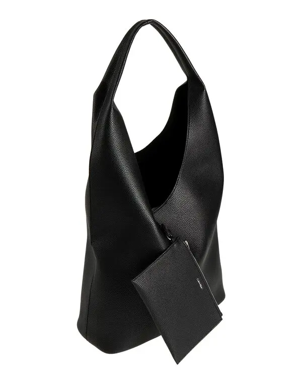 Calvin Klein Handbag Ivory Polyurethane - Black